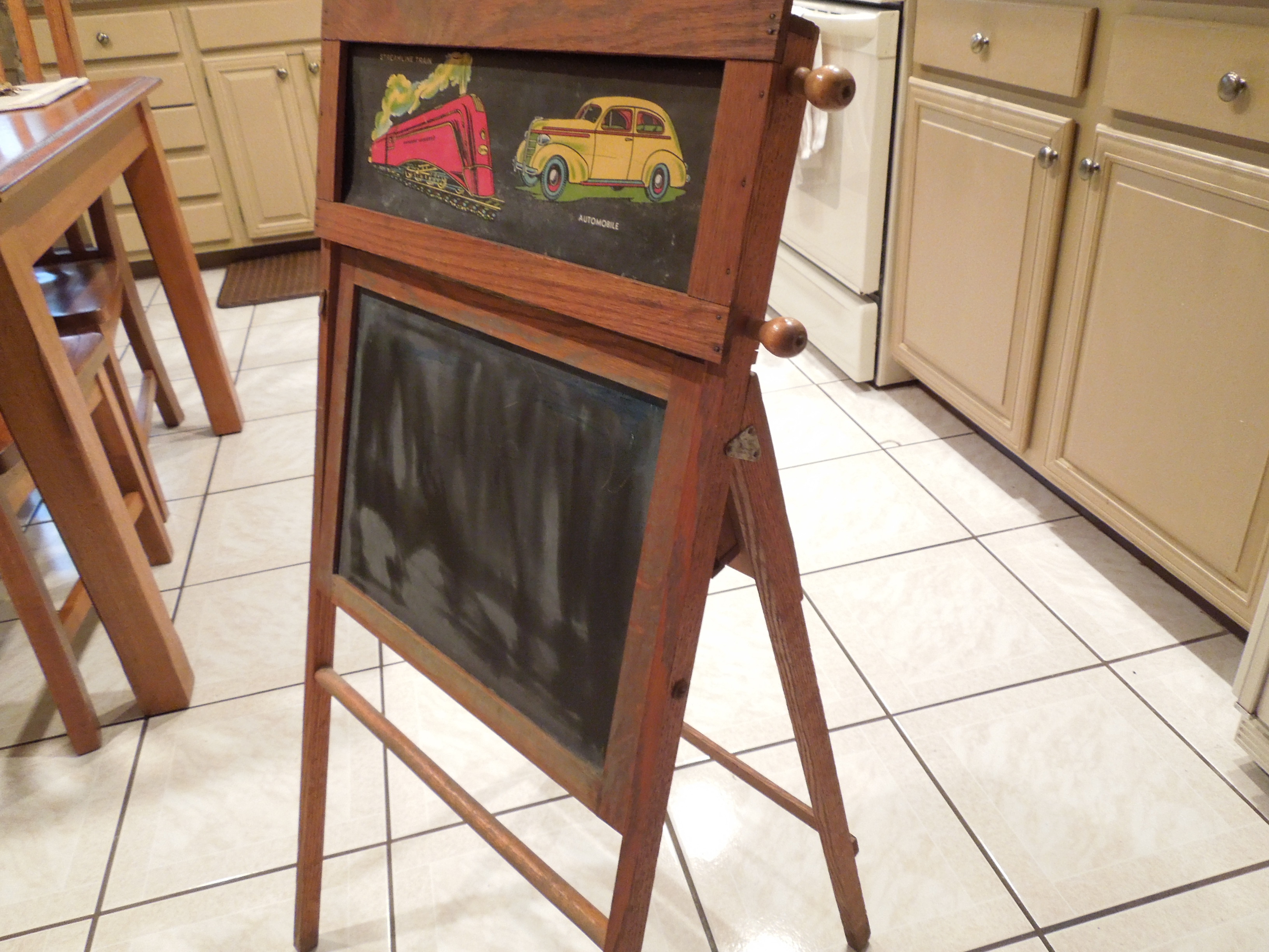 National School Slate Co. Slaginton Penna USA Folding Chalkboard ...